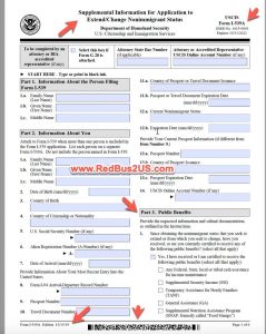 How to fill USCIS New I-539 Form with Public Charge Info: H4, L1, F1 ...