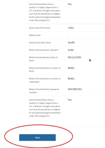 USCIS H1B Registration Online System: Tool Screens[2023] - RedBus2US