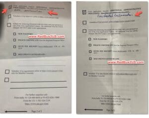 8 Sample 221g Forms Issued for Travel Ban, NIE at US Consulates
