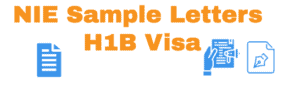 National Interest Exception(NIE) Letter Samples for H1B, Format [2021]