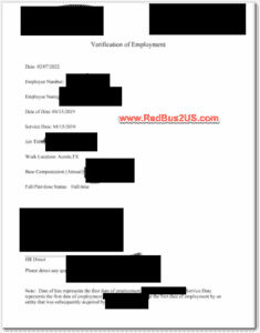 Sample Employment Verification Letter for H1B Stamping