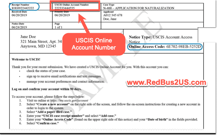 GUIDE To USCIS Online Account Number Where To Find F1 N400 I765 2023 