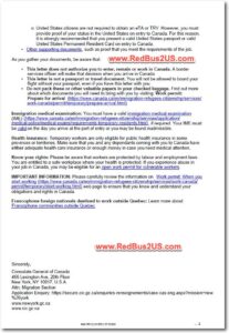 Canada H1B Open Work Permit - Approval POE Letter, Experience