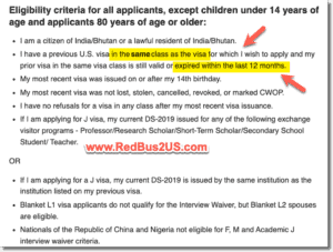 US Visa Dropbox/ Interview Waiver Eligibility Changed to 12 Months ...