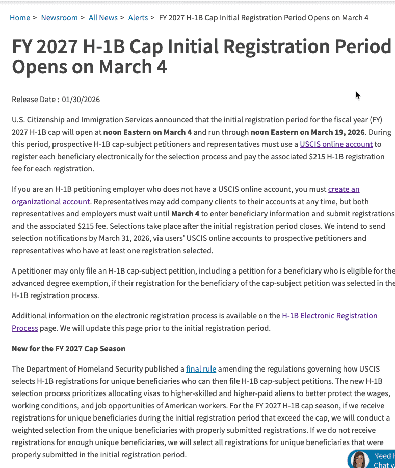 H1B Visa 2027 GUIDE - USCIS Notifies all Lottery Results - RedBus2US